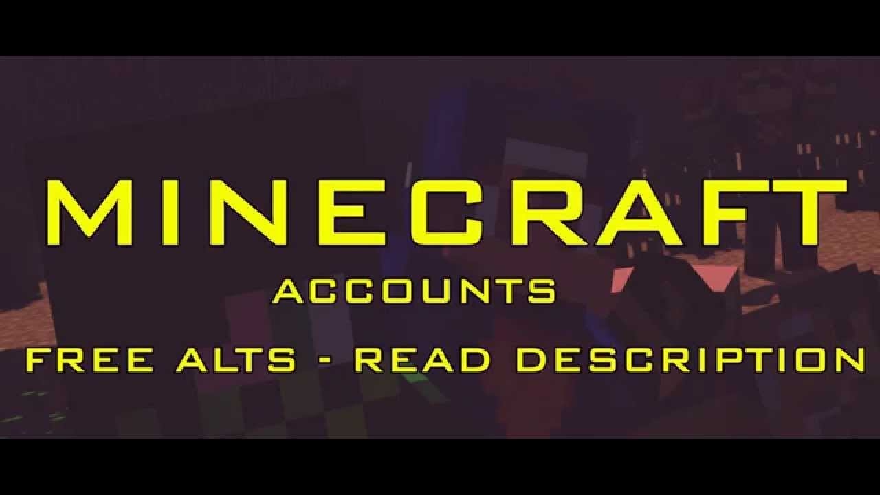 Minecraft FREE ALT ACCOUNTS | 2017 - YouTube