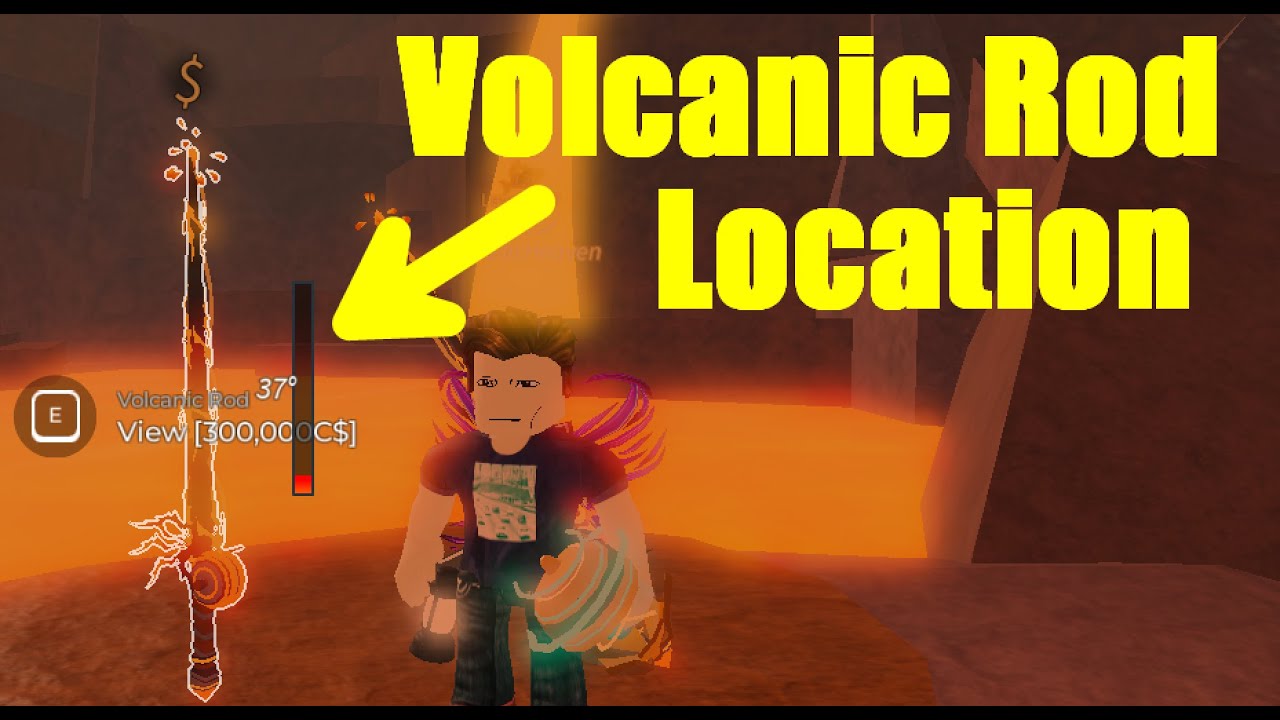 How to get VOLCANIC ROD in Fisch! (Volcanic Vent Location Guide) Roblox ...