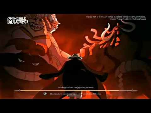 Loading screen ml x Anime Onepiece Monkey D Luffy new intro mobile ...