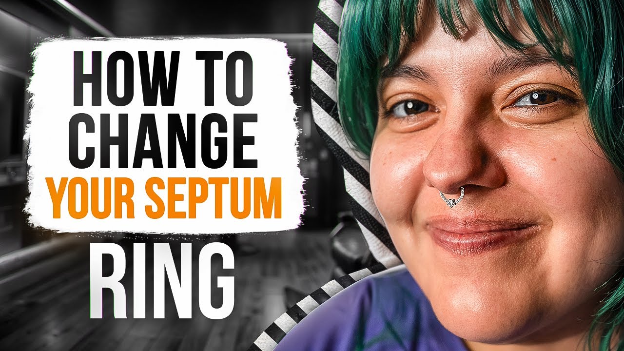 How To Change Your Septum Piercing Jewelry | UrbanBodyJewelry.com - YouTube