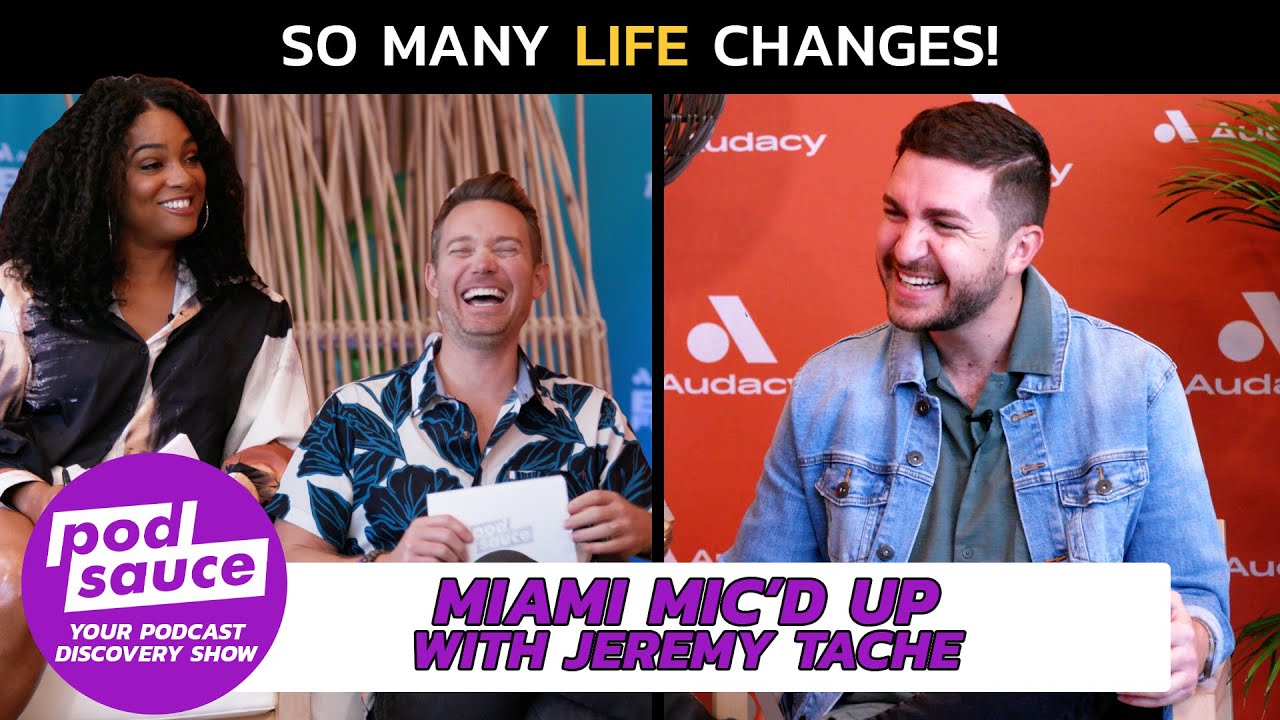 Miami Mic'd Up with Jeremy Tache - Audacy Beach Fest - YouTube