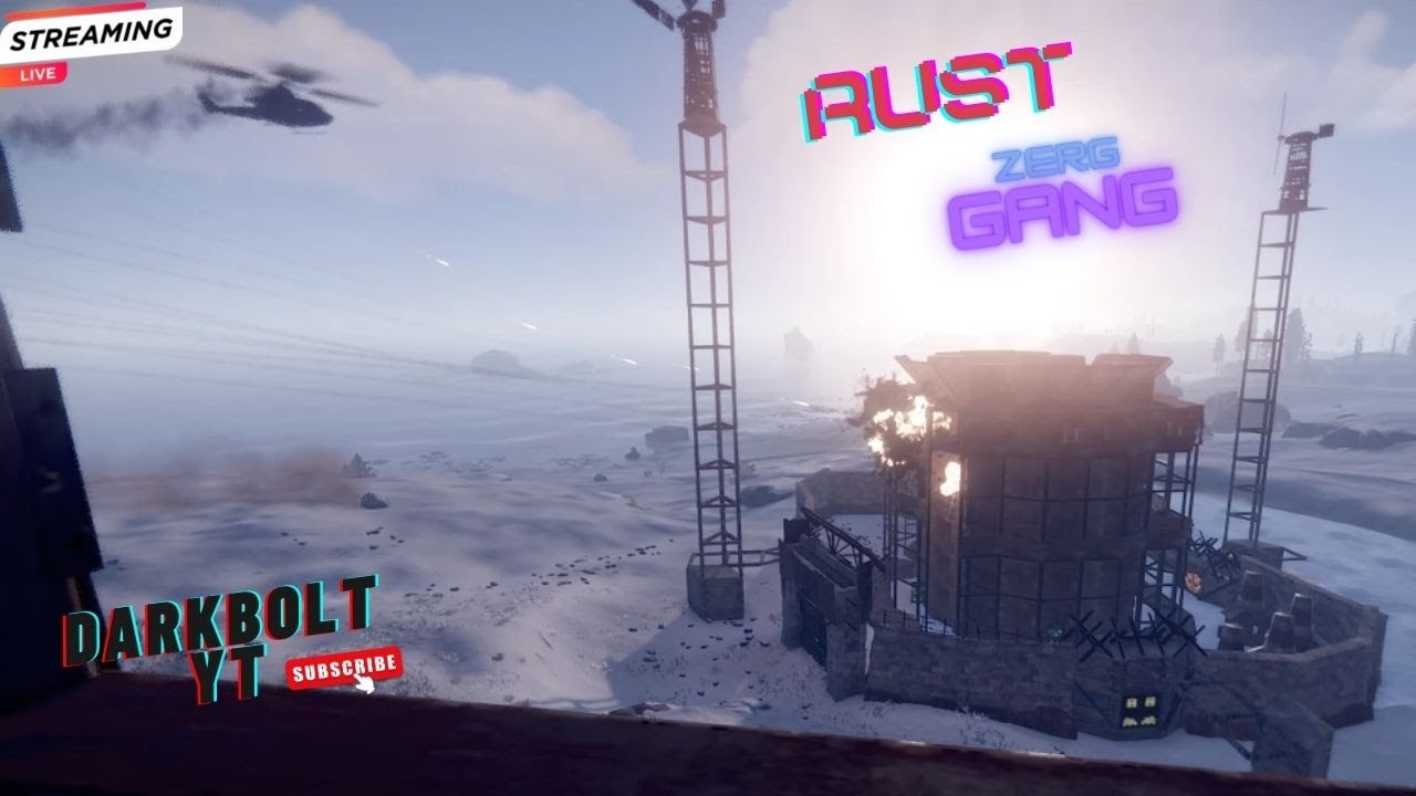 A new beginning of RUST AFTER WIPE #day2 MINI ZERG GANG Total ...