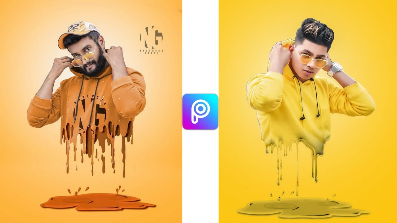 PicsArt Realistic Drip effect photo editing!! PicsArt splash 3d Drip ...