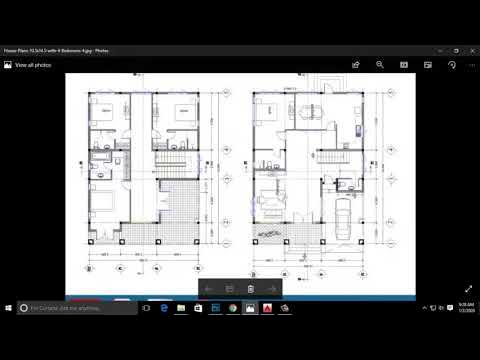 Simple 2 storey house design with floor plan 32'X40' 4 Bed Room - YouTube