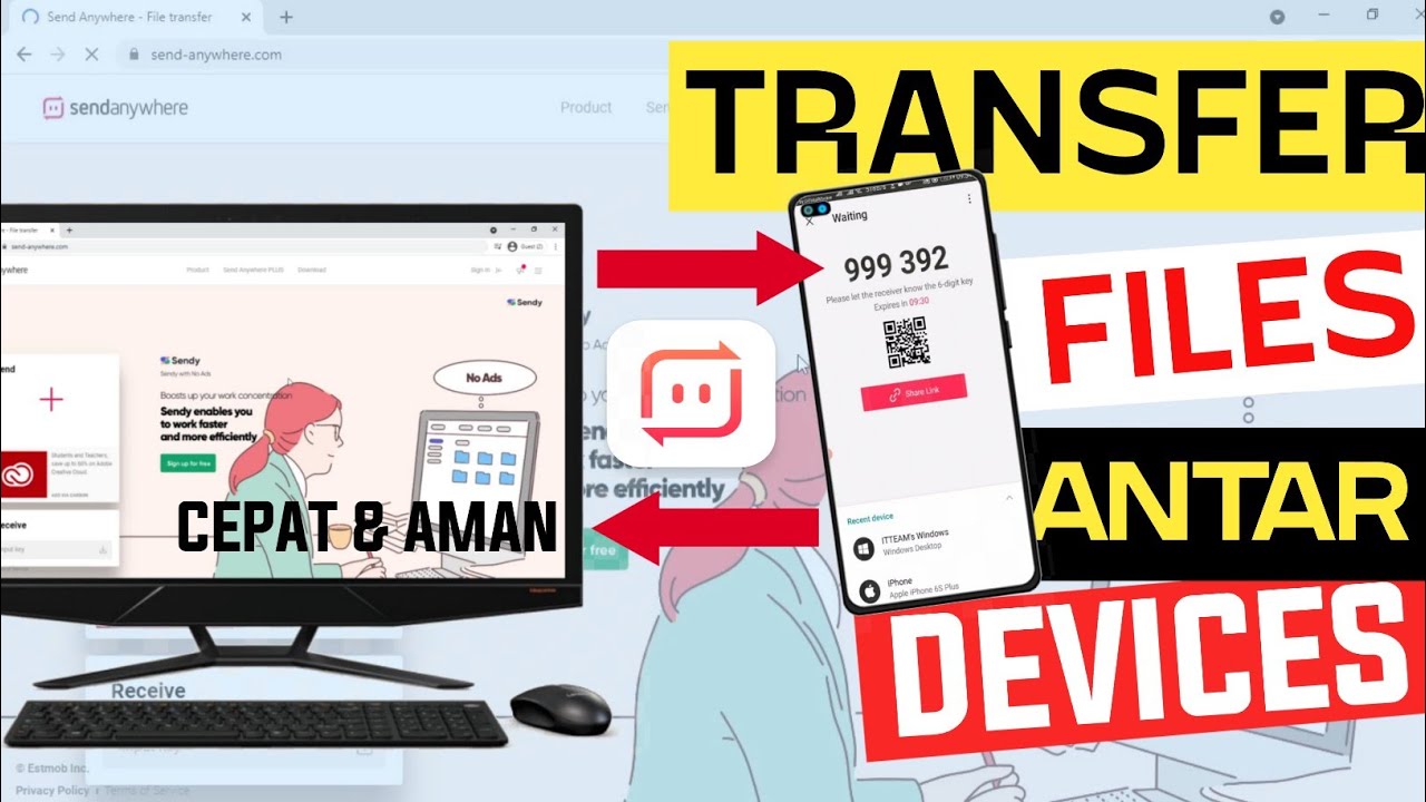 Cara Transfer File Dari Hp Ke Laptop / Pc Tanpa Kabel Cepat Dan Aman ...