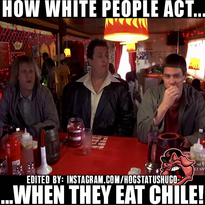 How white people act when they eat chile - YouTube
