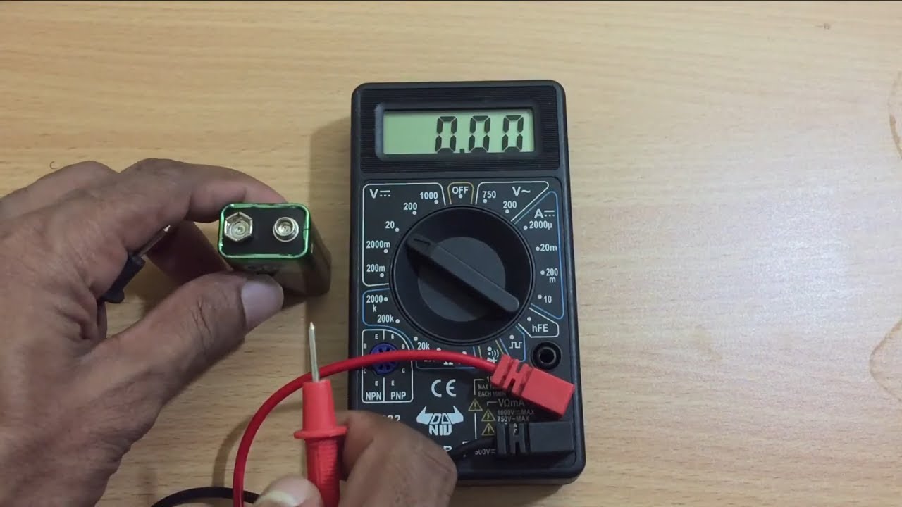 Low Battery Symbol On Multimeter