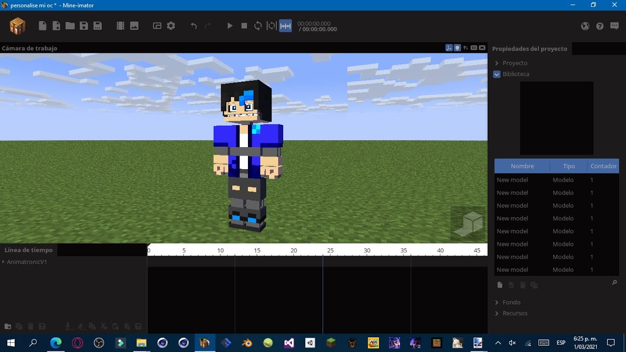 Mine imator animation - YouTube