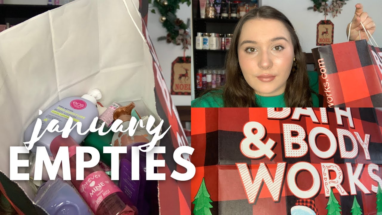 January Empties || 2023 Bath and Body Works, Eos, Candles, Skincare ...