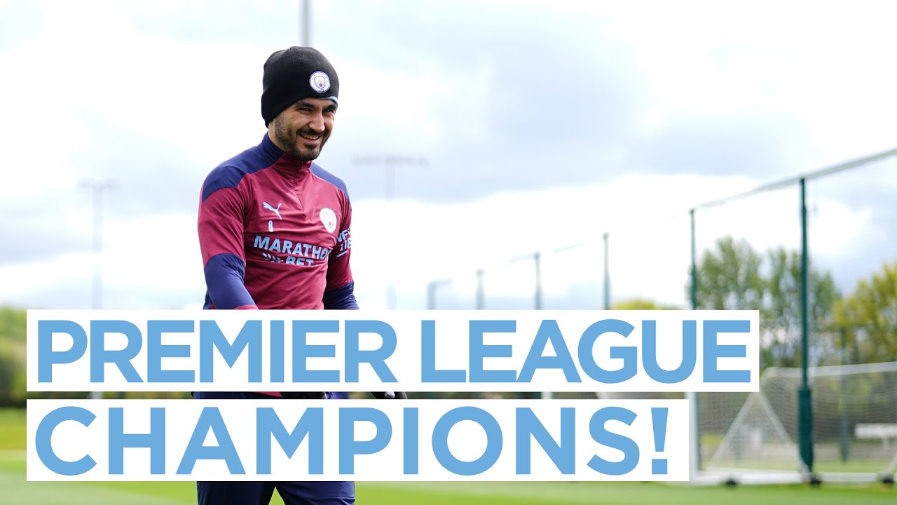 PREMIER LEAGUE CHAMPIONS! | TRAINING - YouTube