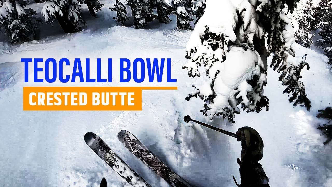 Teocalli Bowl - Powder Skiing at Crested Butte - YouTube