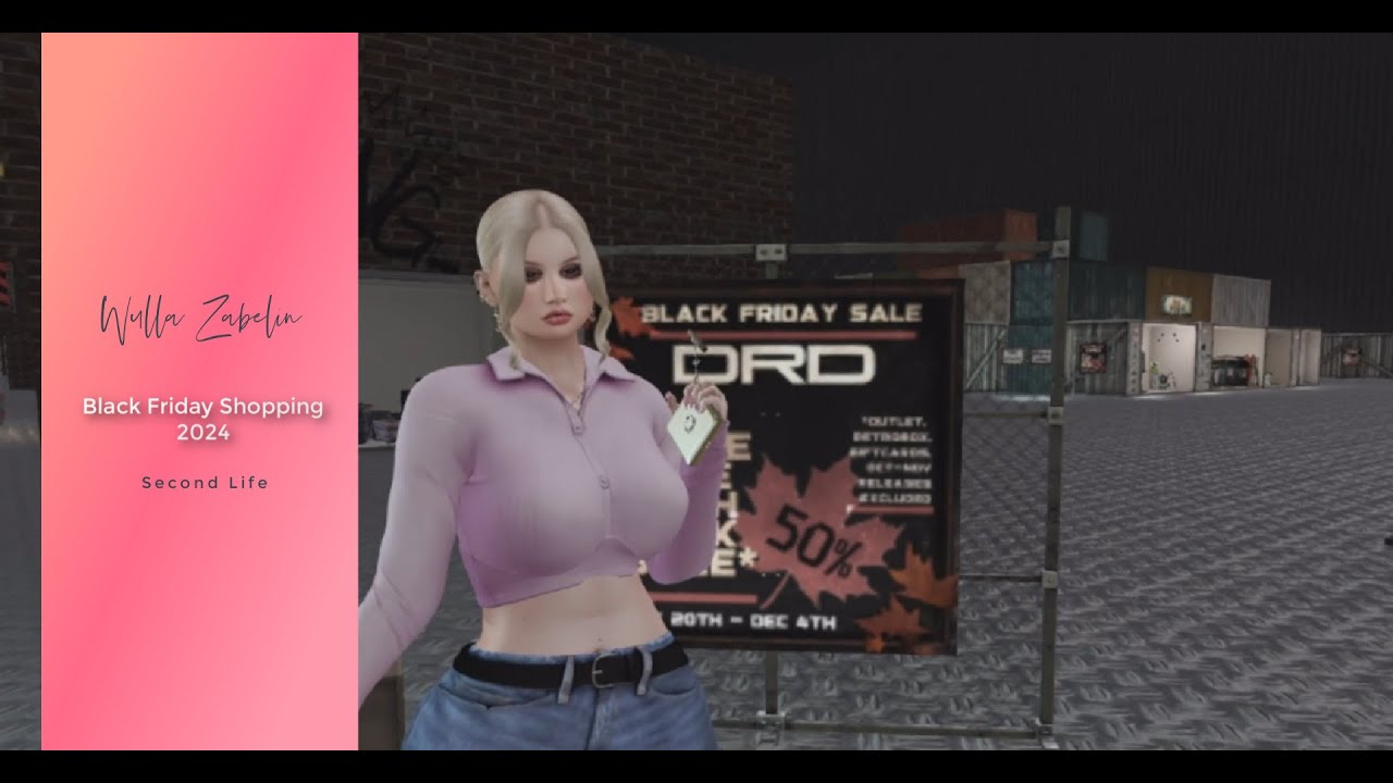 Second Life | Black Friday Shopping 2024 | wulla Zabelin - YouTube