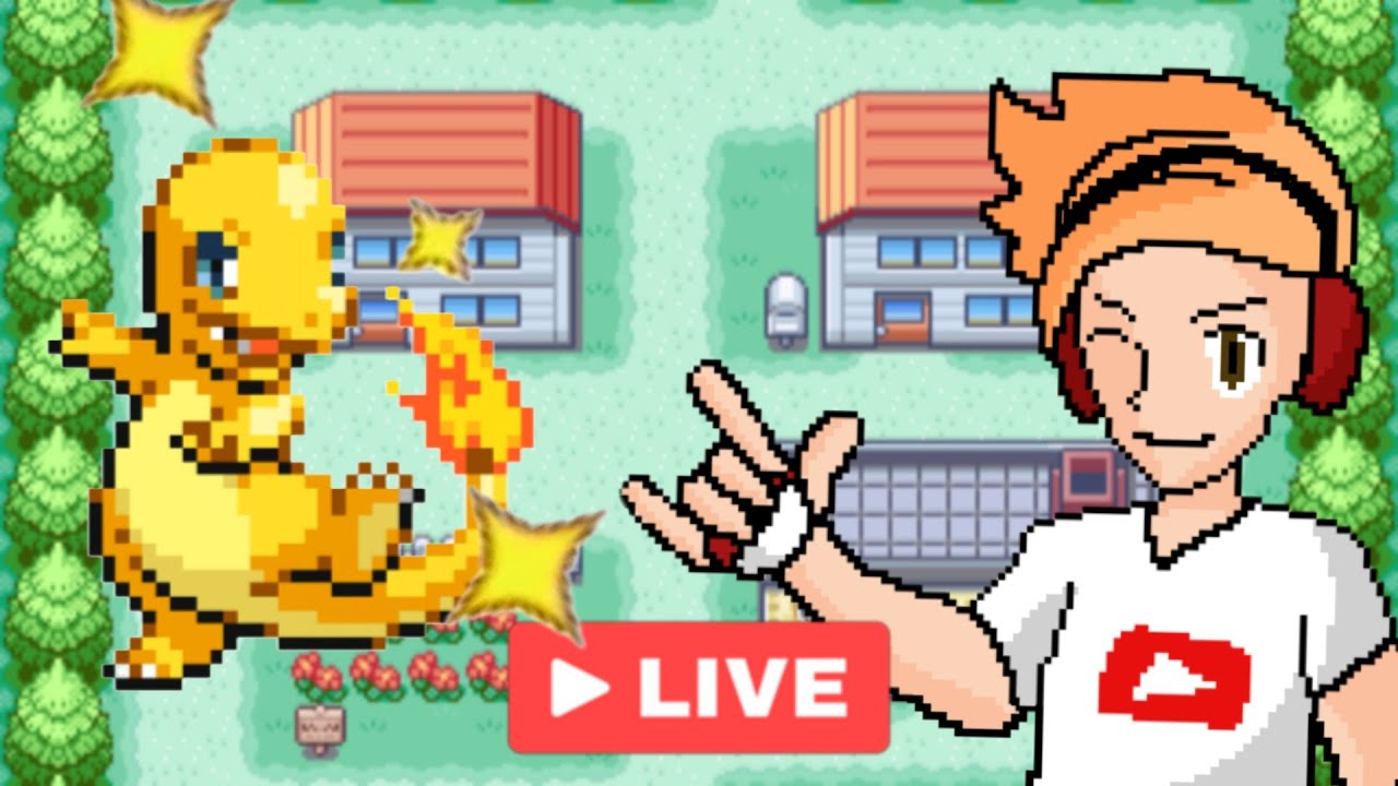 [LIVE] SHINY CHARMANDER GEN 3 HUNTING!! Pokemon Firered & Leafgreen # ...
