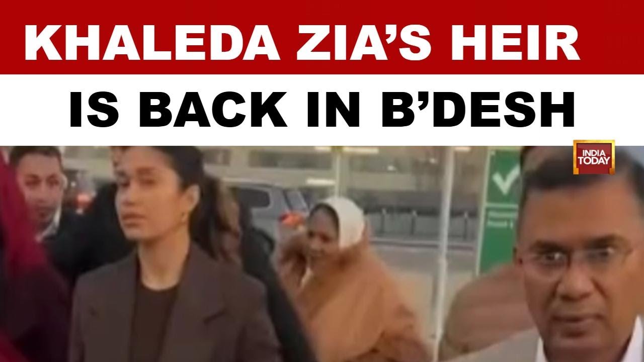 BNP Leadeer Khaleda Zia's Son Tarique Rahman Returns To Bangladesh ...