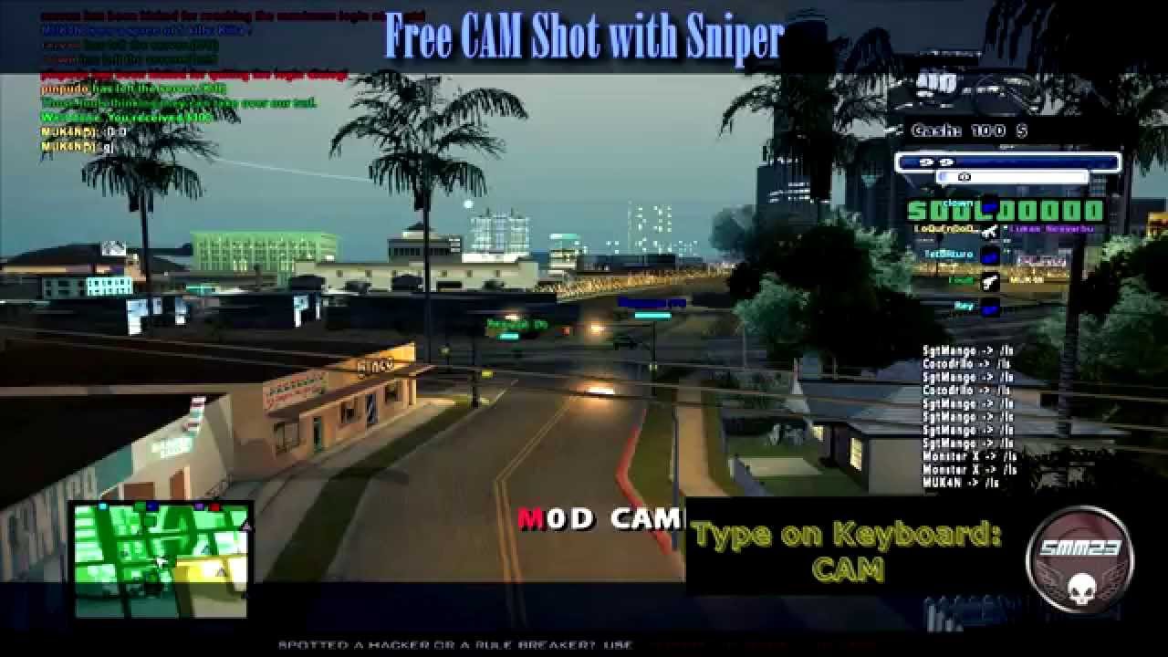 [SaMp Mod] New Free CAM Shot with Sniper CLEO [DOWNLOAD] - SaMpMods23 ...