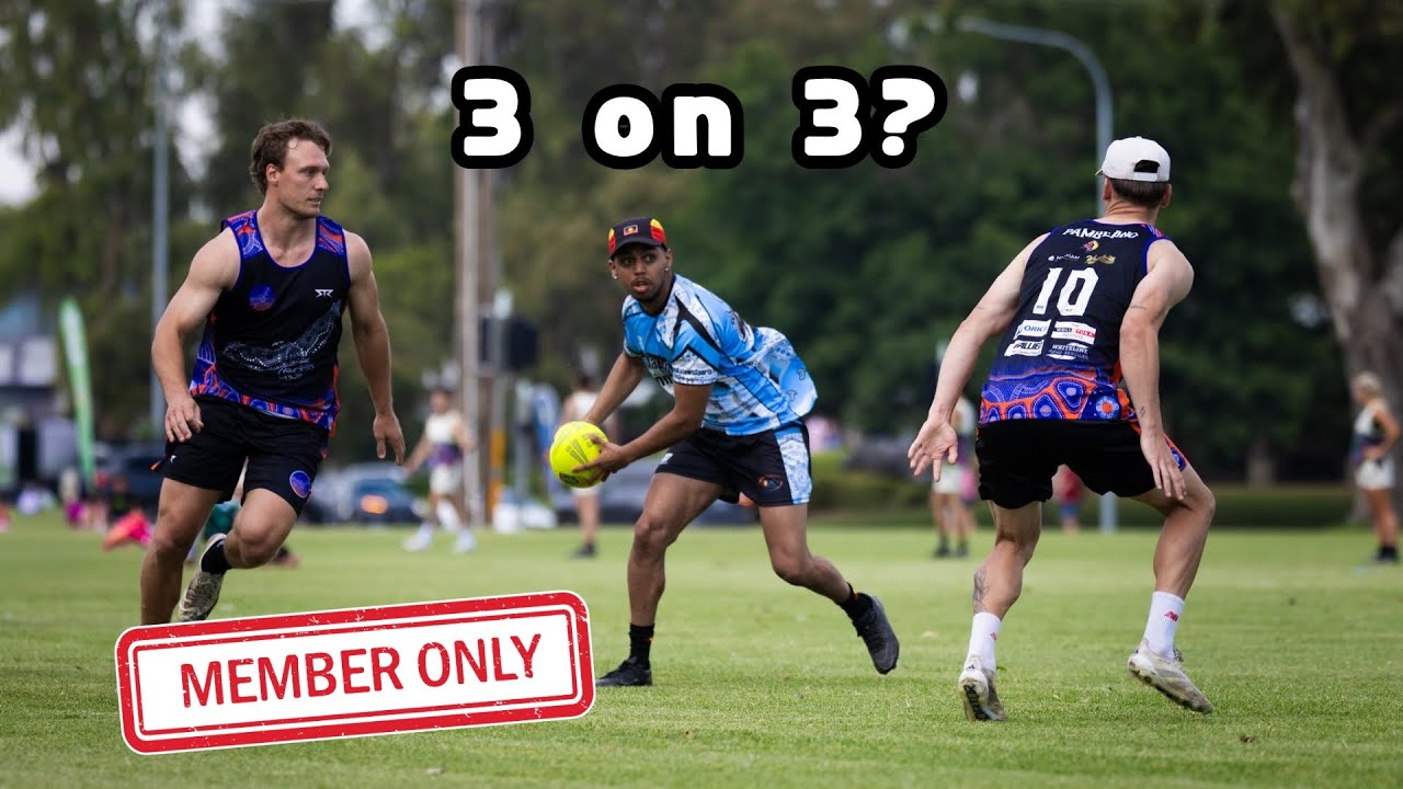 Attacking in a 3v3 Drop Off | Touch Rugby/Football - YouTube