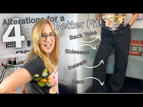 Fitting Jeans - 4 Key Alterations