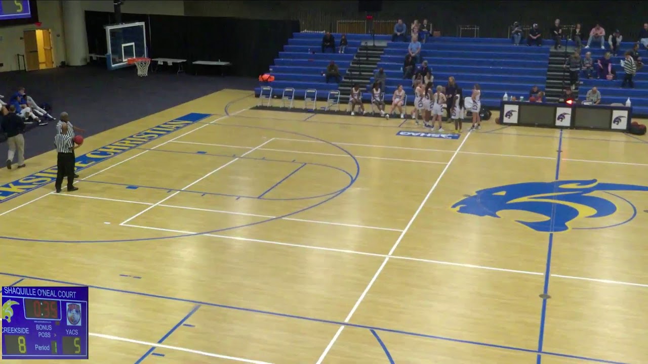 Middle school boys v YACS basketball - YouTube