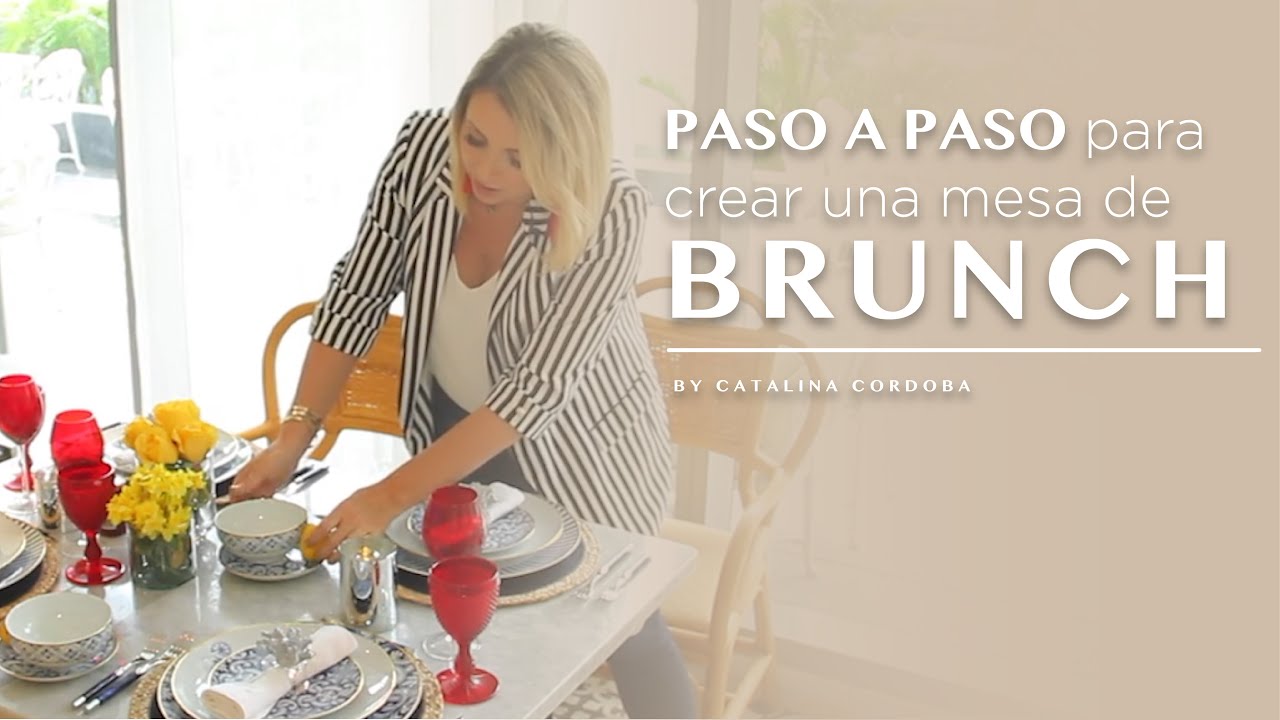 Paso a paso para crear una Mesa de Brunch - YouTube