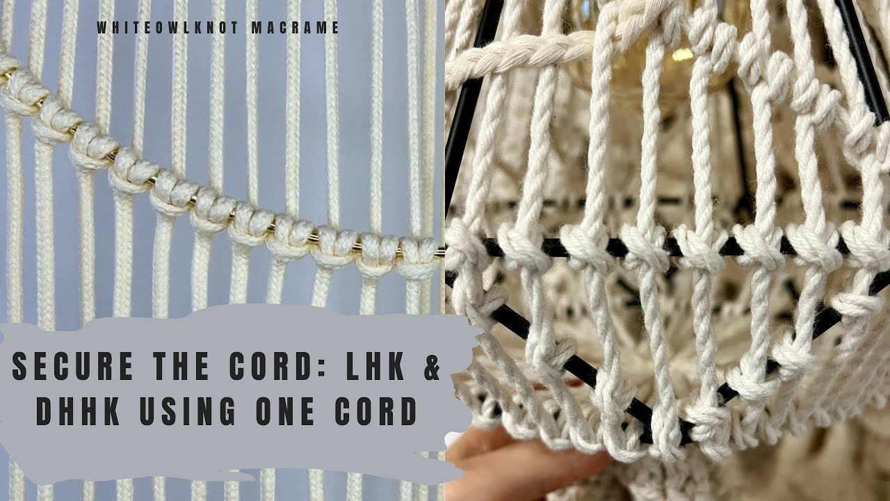 Two Easy Knots to Attach a Cord to a Bar, Ring, or Hook / Secure the ...