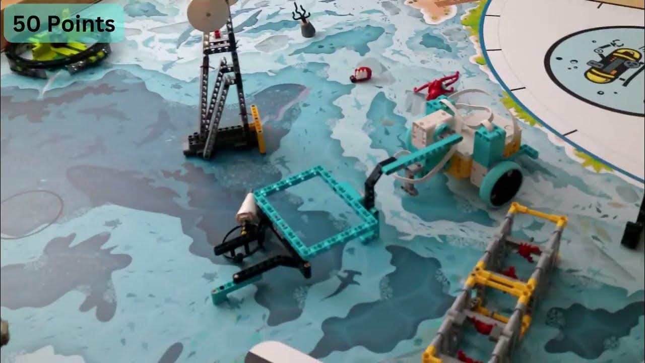 FLL 2024 Submerged, 295 Points Robot in 1 Weekend, Spike Prime Set Only - YouTube