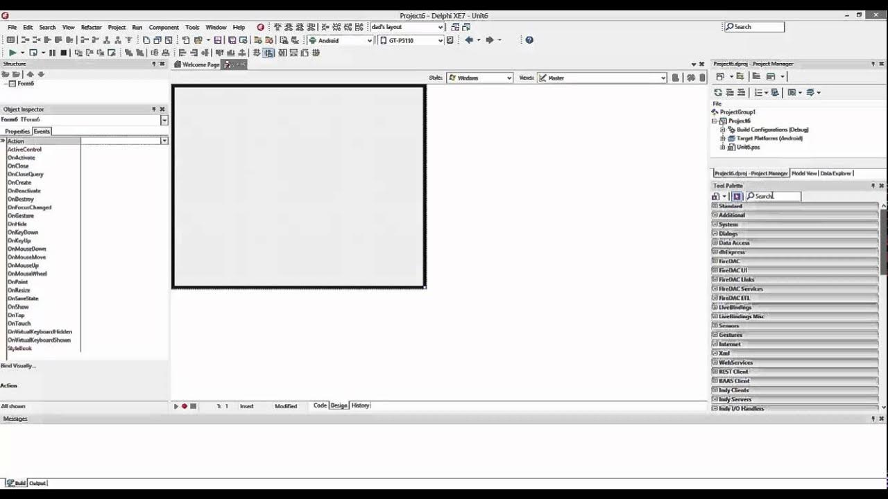 How To Make An Android App In Delphi XE7 - YouTube