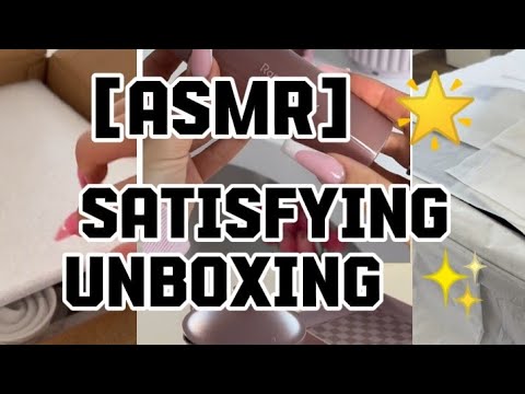 [ASMR]satisfying unboxing video 📸 - YouTube