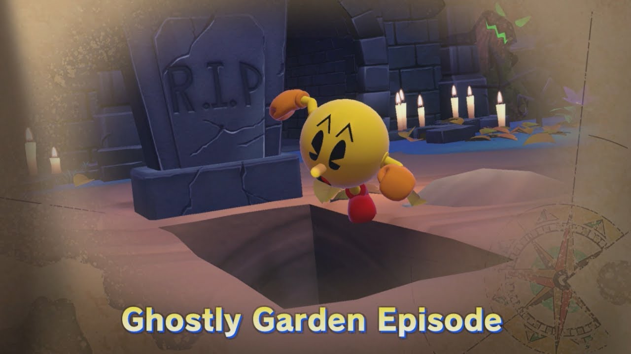 PAC-MAN WORLD Re-PAC - Strolling Through The Ghostly Garden of the Boss ...