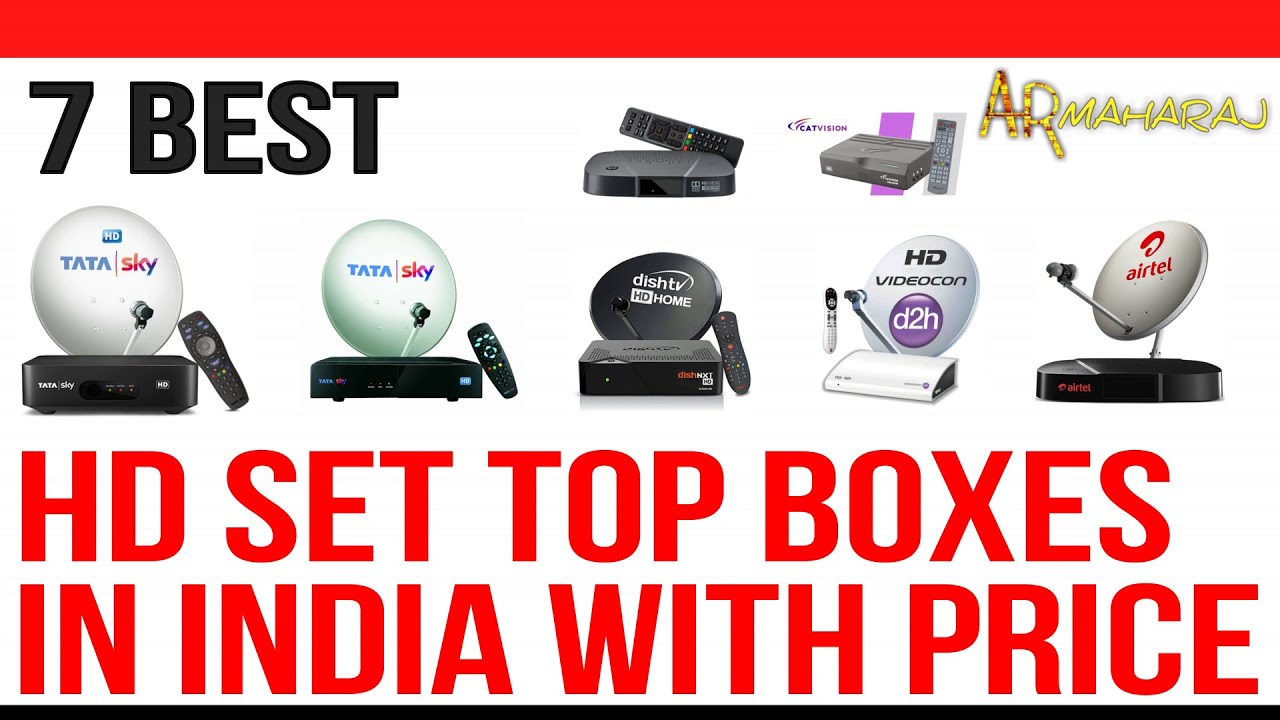 Top 7 Best HD Set Top Boxes in India with Price | Best DTH Service in ...