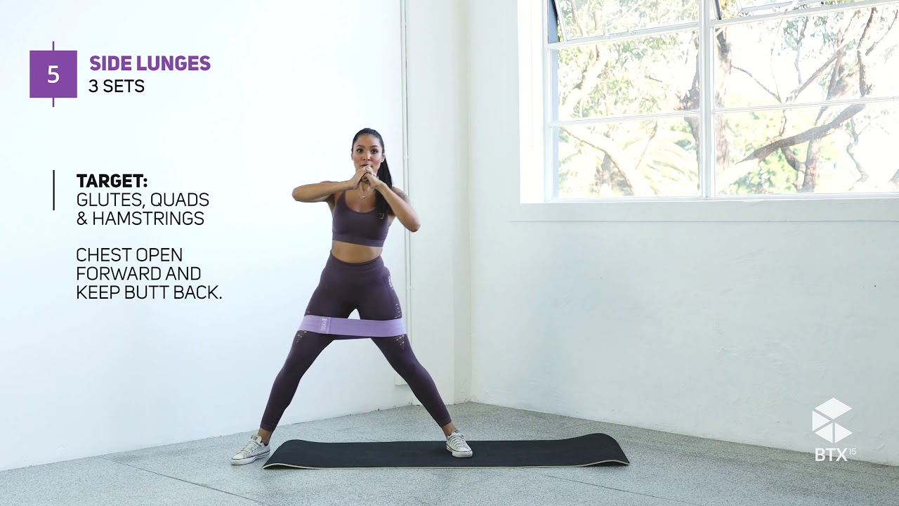 Side Lunges | 3 Sets - YouTube