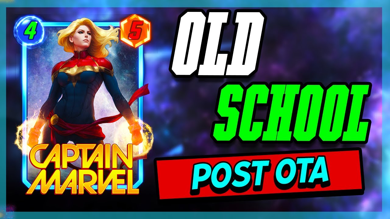 OLD SCHOOL DECK CON CAPTAIN MARVEL - POST BUFF | MARVEL SNAP ITA - YouTube