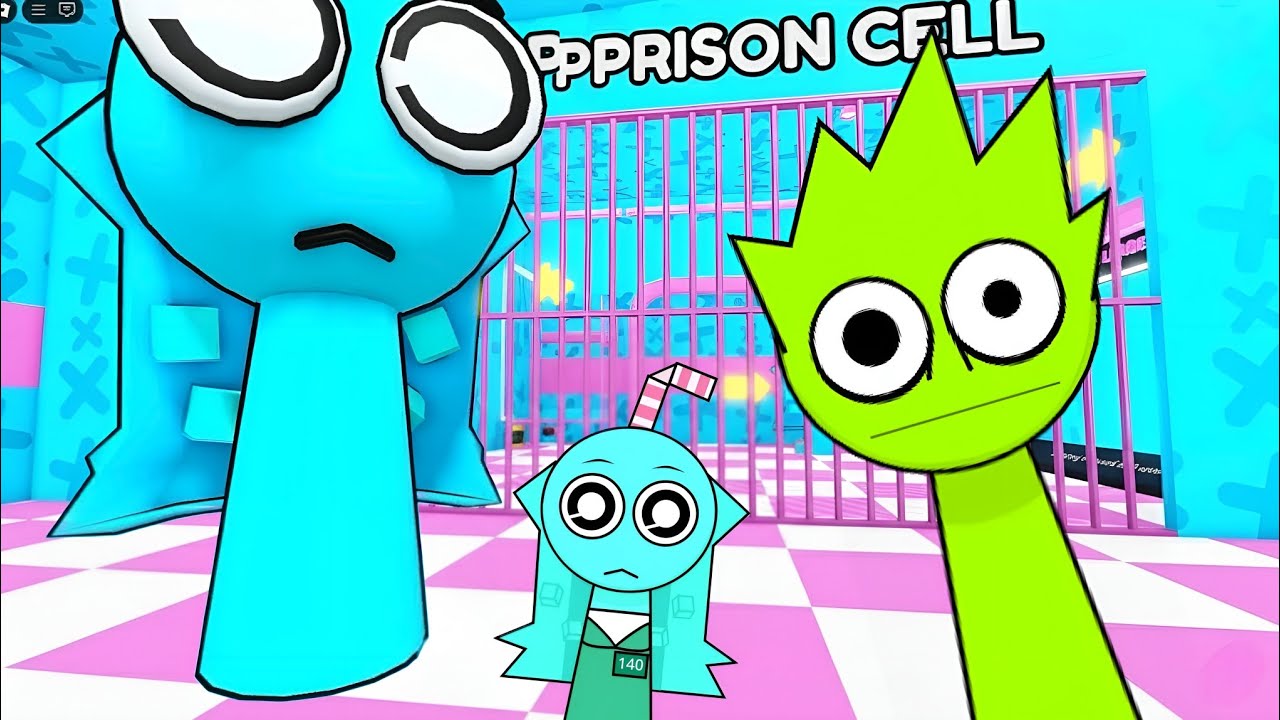 LIME SPRUNKI vs AQUA SPRUNKI PRISON RUN FULL GAMEPLAY - ROBLOX - YouTube