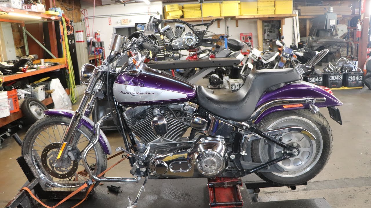 2005 Harley-Davidson Softail Deuce FXSTD (purple-silver) 3057 Fallen ...