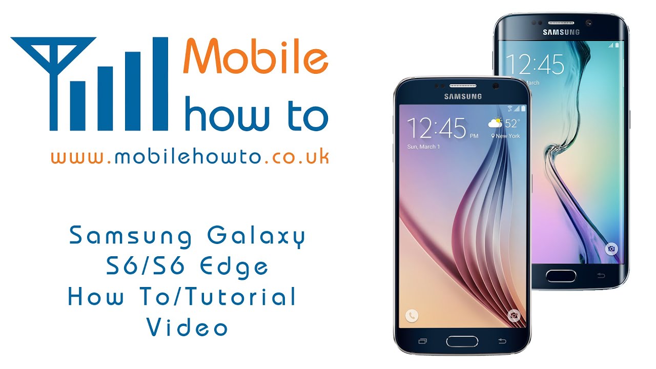 How To Send A Text/SMS Message - Samsung Galaxy S6/S6 Edge - YouTube
