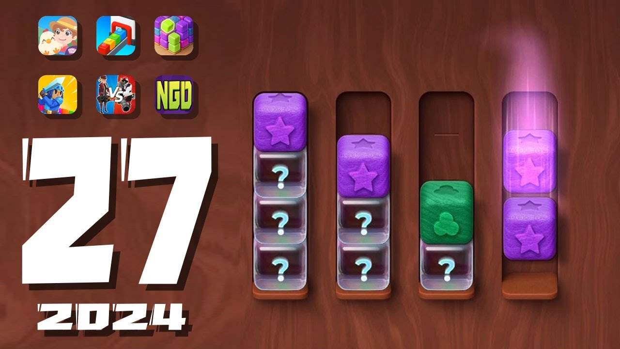 Calm Your Farm, Block Factory Idle, Colorwood Sort…, Match Conquer ...