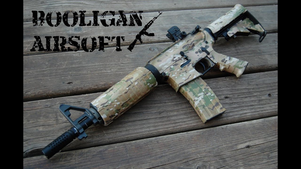 GunSkins AR15/M4 Multicam "Skin" Overview - YouTube