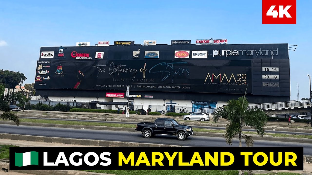4k LAGOS MARYLAND MALL, ZOO AND 5 STAR PARK TOUR - YouTube