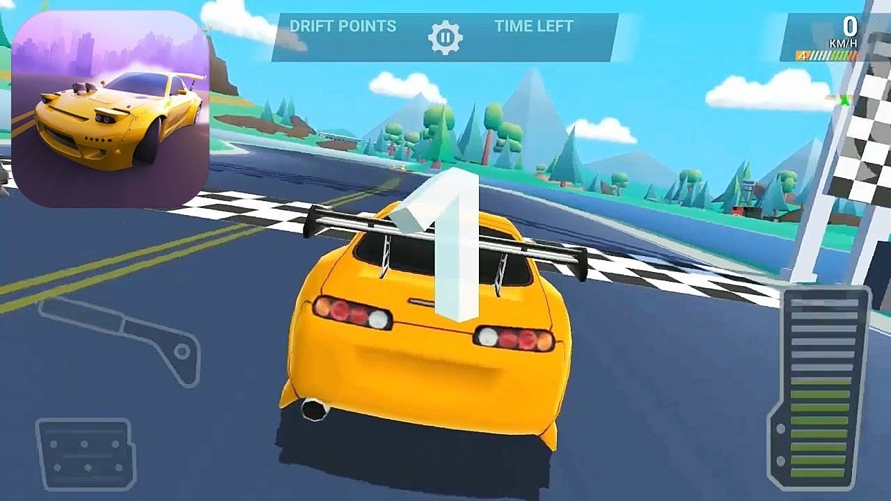 جيم بلاي لعبة Drift Clash للاندرويد والايفون - YouTube