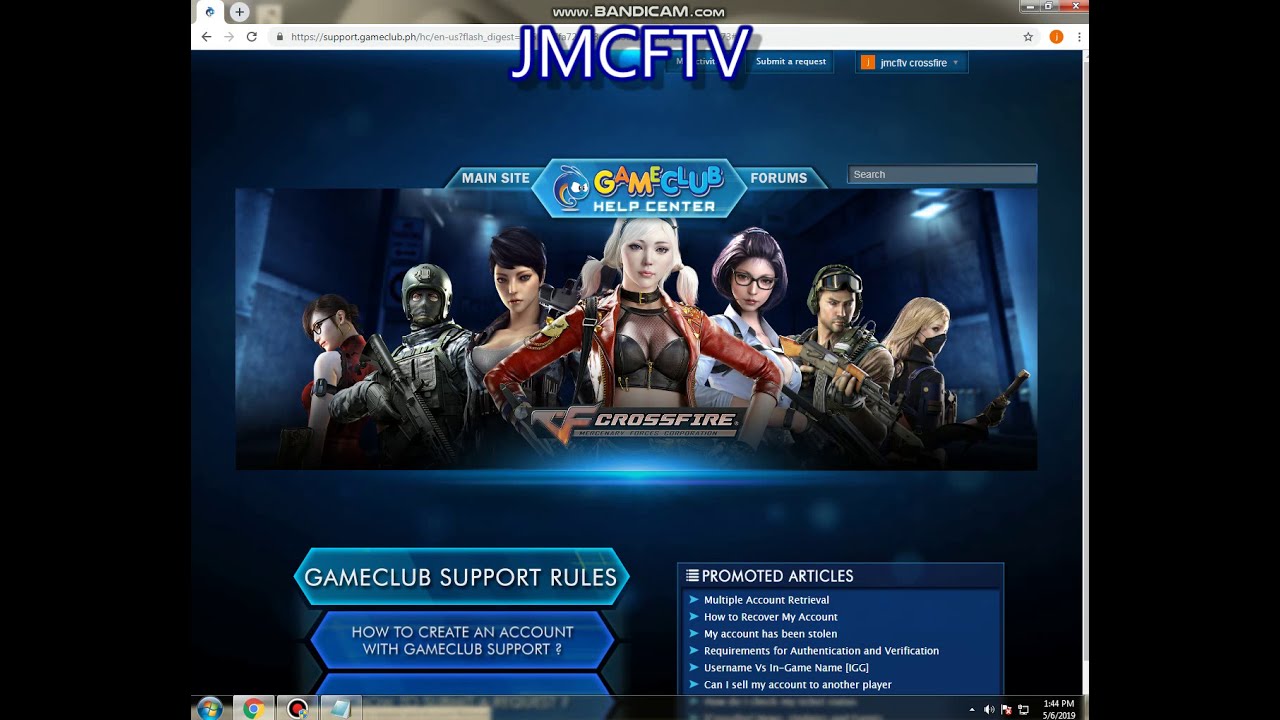 HOW TO RETRIEVE CROSSFIRE ACCOUNT 2019 [CF PH] - YouTube