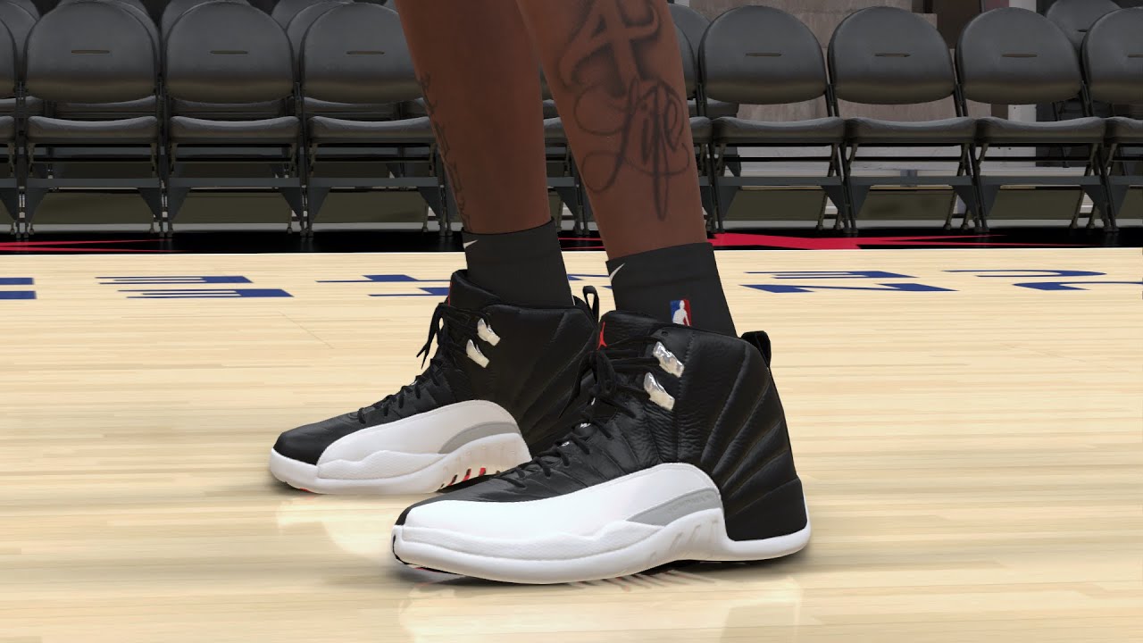 NBA 2K24 Next Gen Shoe Creator - Air Jordan 12 "Playoffs" - YouTube