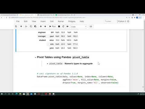 Python Data Analysis - PART II - Pandas Programming - 5 Pivot Tables ...