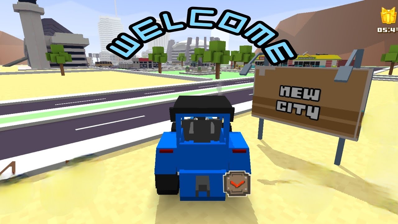 My first time in New City, people are so nice - Blocky Farming and ...