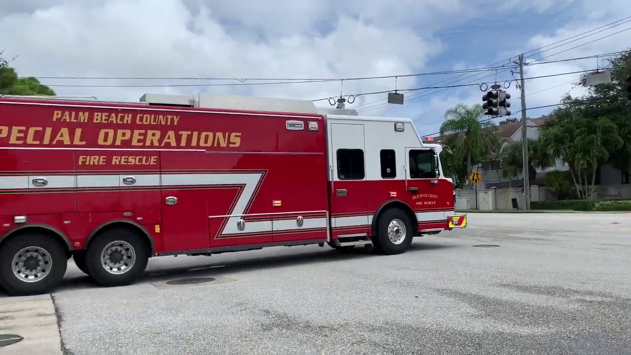*RARE* Palm Beach County Fire Rescue Special Operations 19 And Brush 19 ...