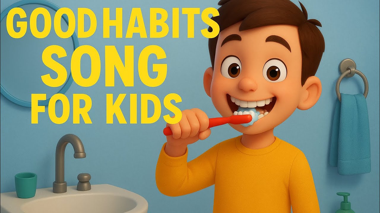Good Habits Song for Kids | Fun Pixar-Style 3D Animation | Healthy ...