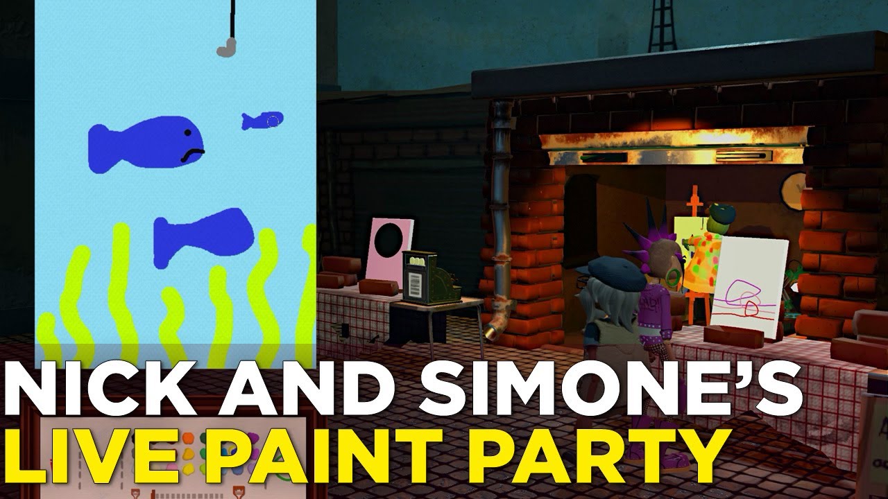 Nick and Simone Create Some Paintings in PASSPARTOUT - YouTube