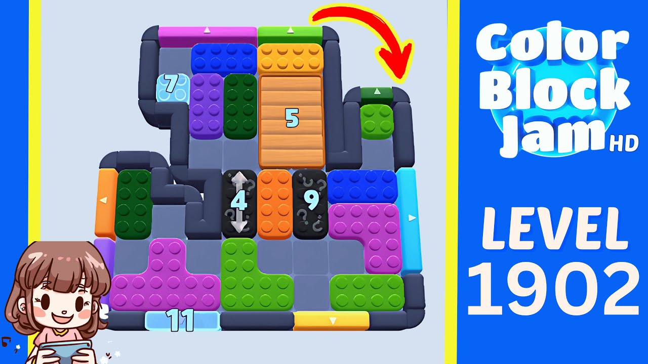 Color Block Jam Level 996 (1902) Solution Walkthrough - YouTube