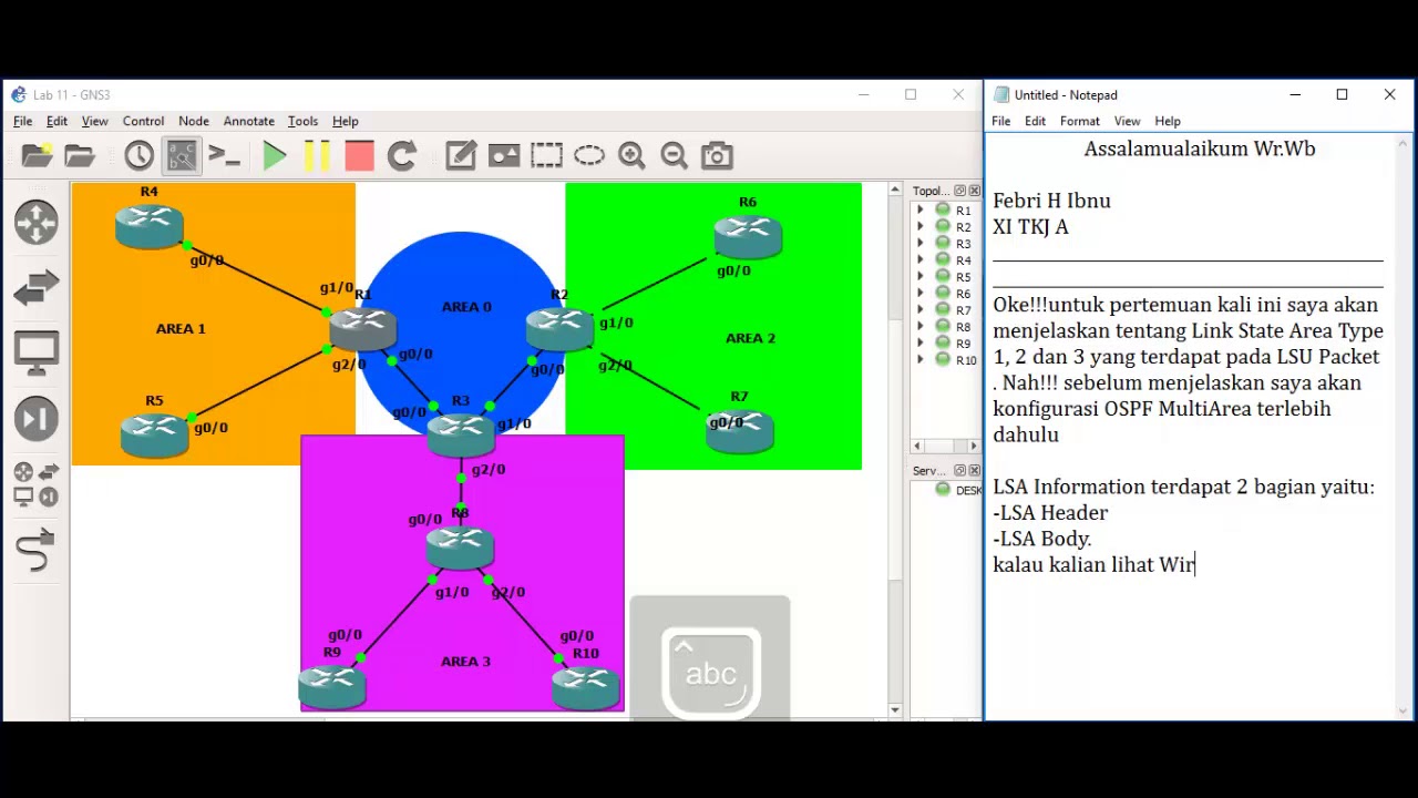 Lab 11 | OSPF Link State Advertisment - YouTube