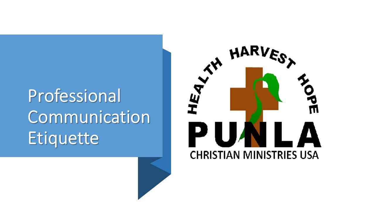 Module - Professional Communications | Dr. Kip Wehrman @ PUNLA ...