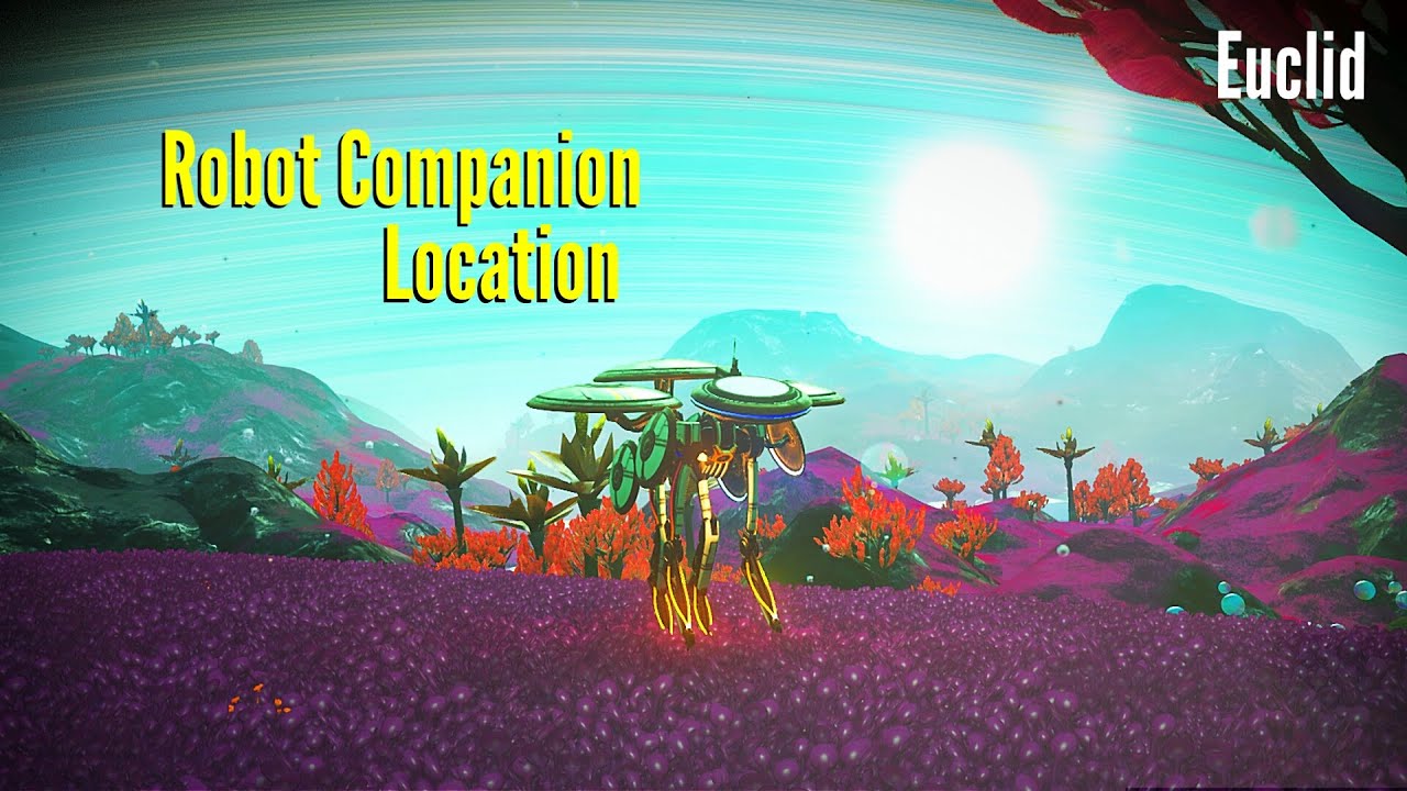 No Mans Sky - Robot Fauna Location - Euclid - Companions Update - - YouTube