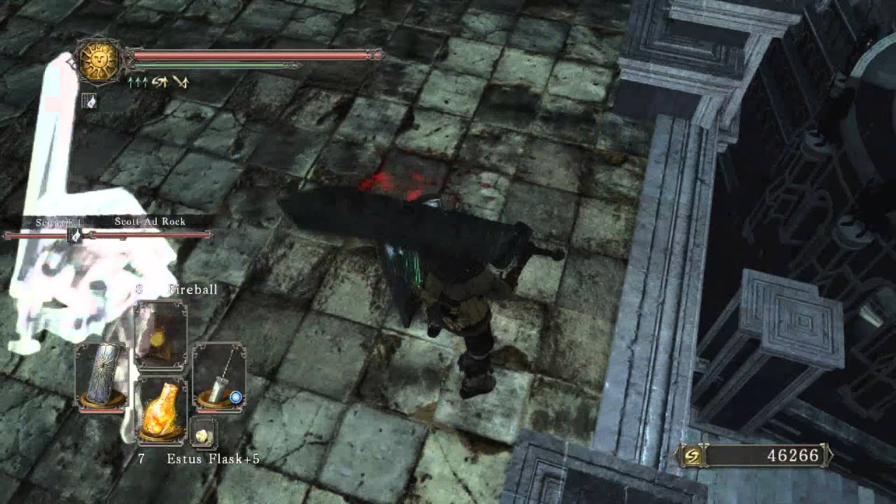 Dark Souls 2 - Guide #55 - Drangleic Castle (Looking Glass Knight Boss ...